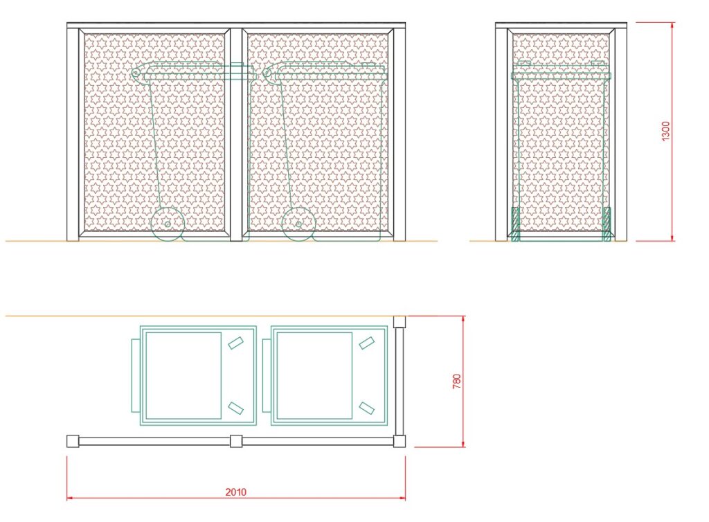 Vista Panel Bin Screen - The Garden Trellis Company