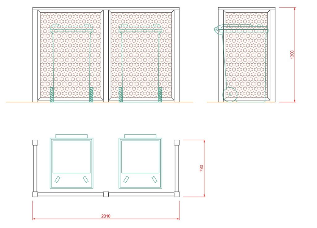 Vista Panel Bin Screen - The Garden Trellis Company