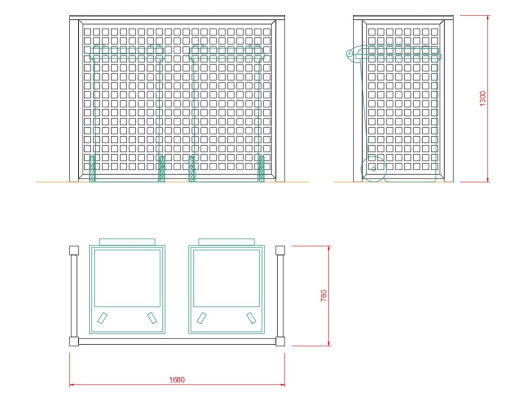 WPC Trellis Bin Screen - The Garden Trellis Company