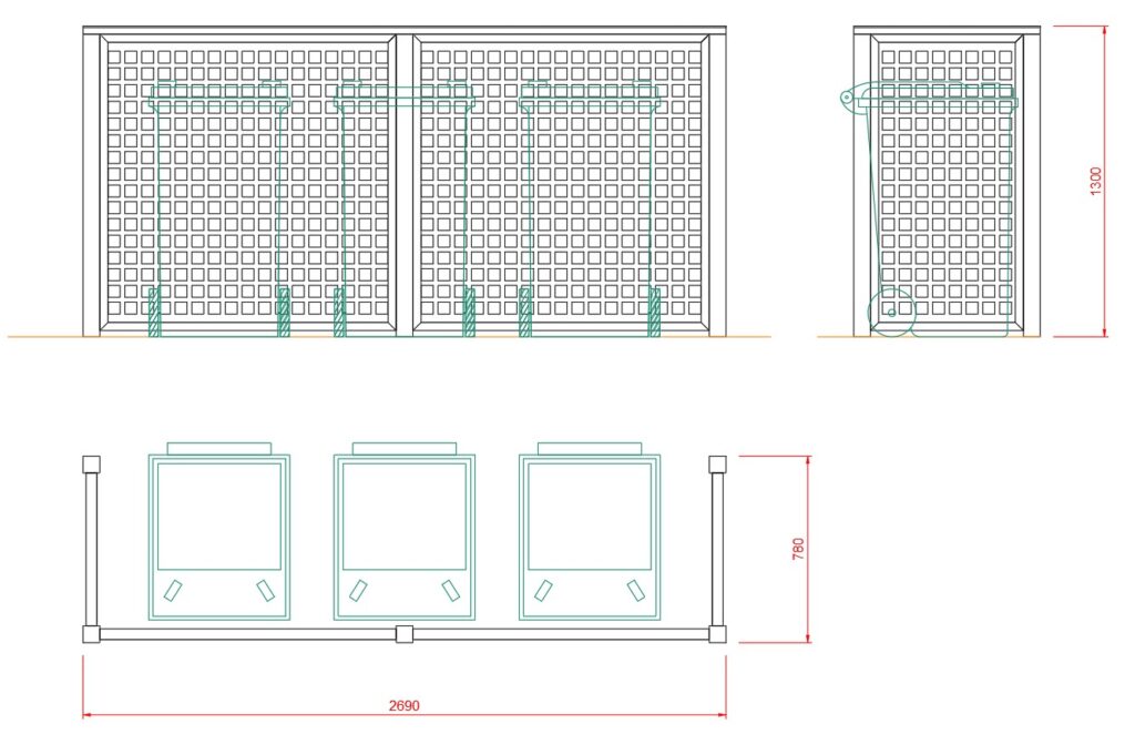 WPC Trellis Bin Screen - The Garden Trellis Company