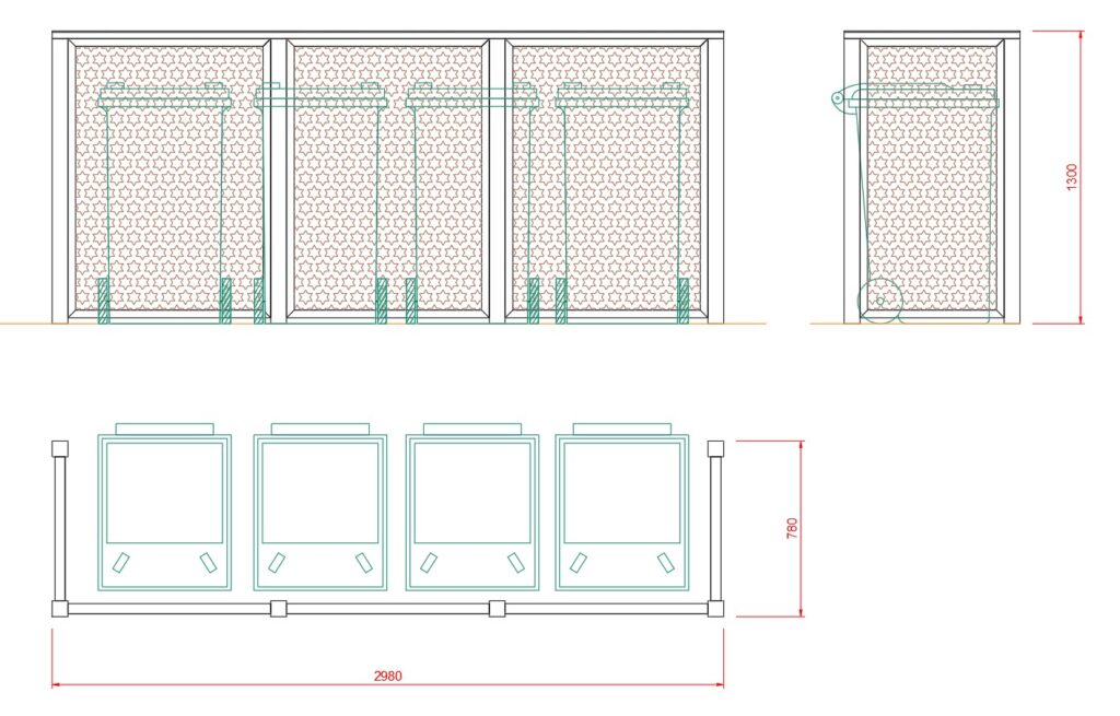 Vista Panel Bin Screen - The Garden Trellis Company