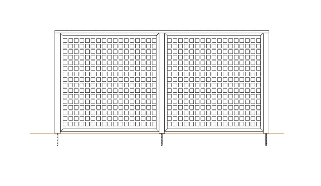 WPC Trellis Bin Screen - The Garden Trellis Company