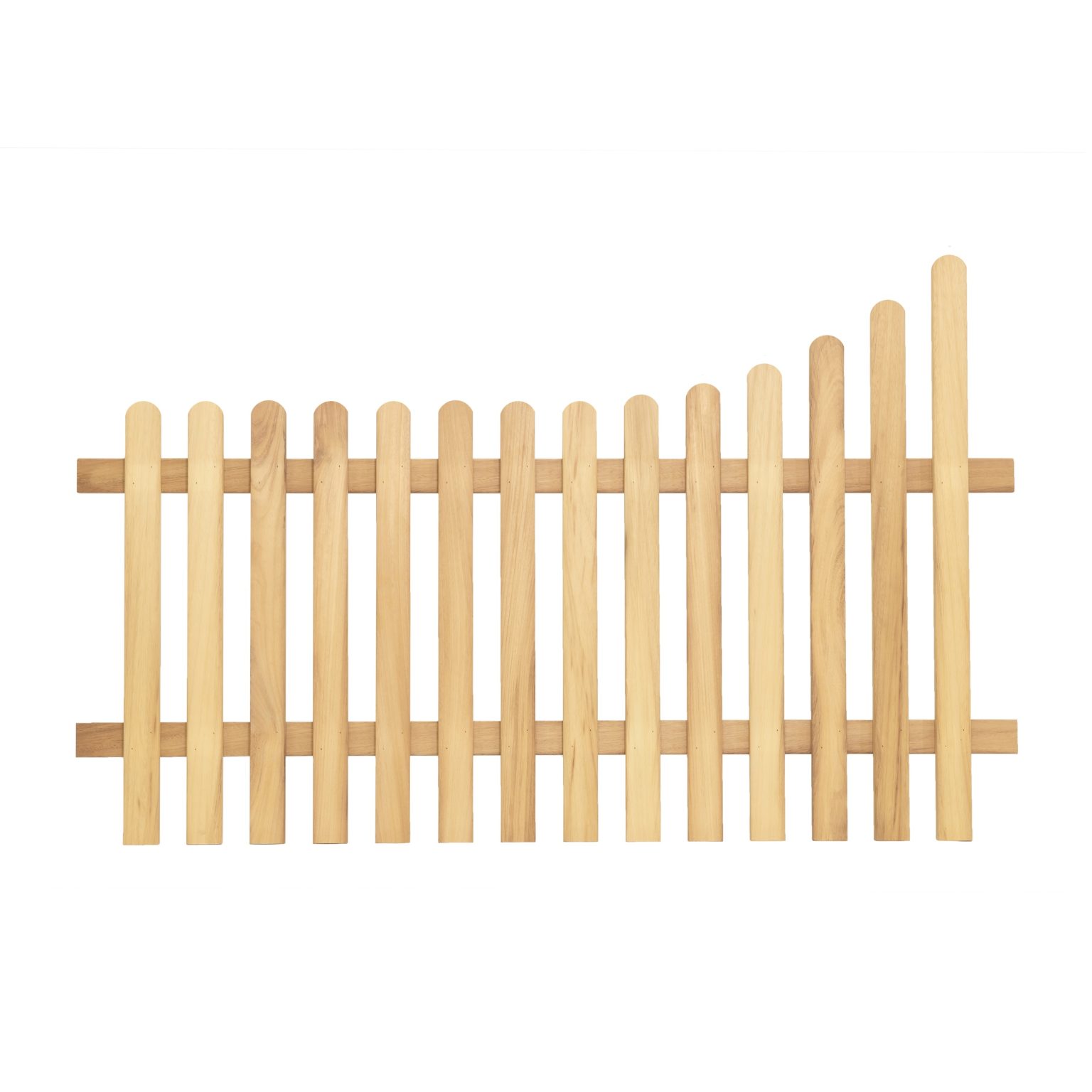 Rounded Top Picket Fencing - The Garden Trellis Company