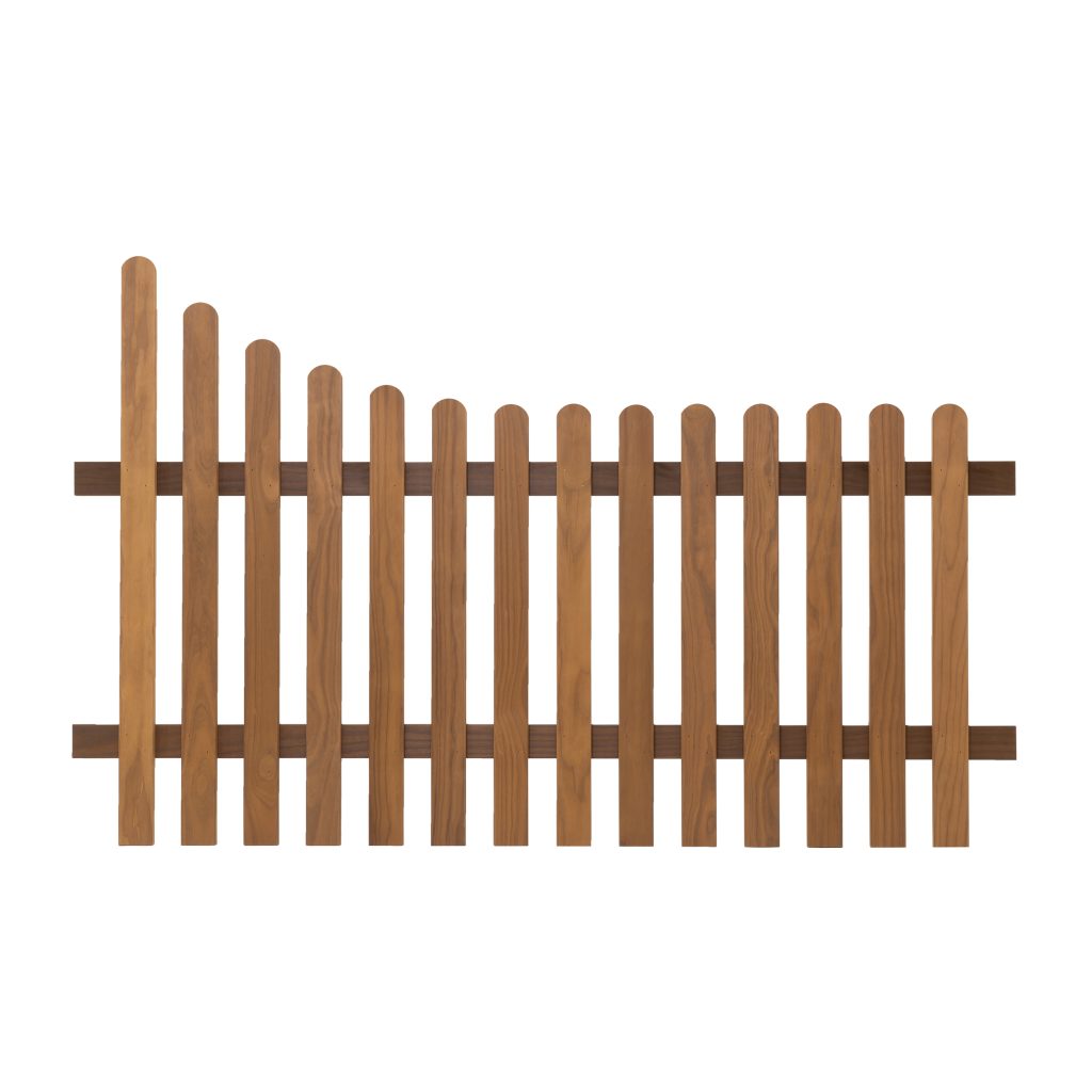 RHS Prestige Curve Down Rounded Top Picket Fence Panels - The Garden ...