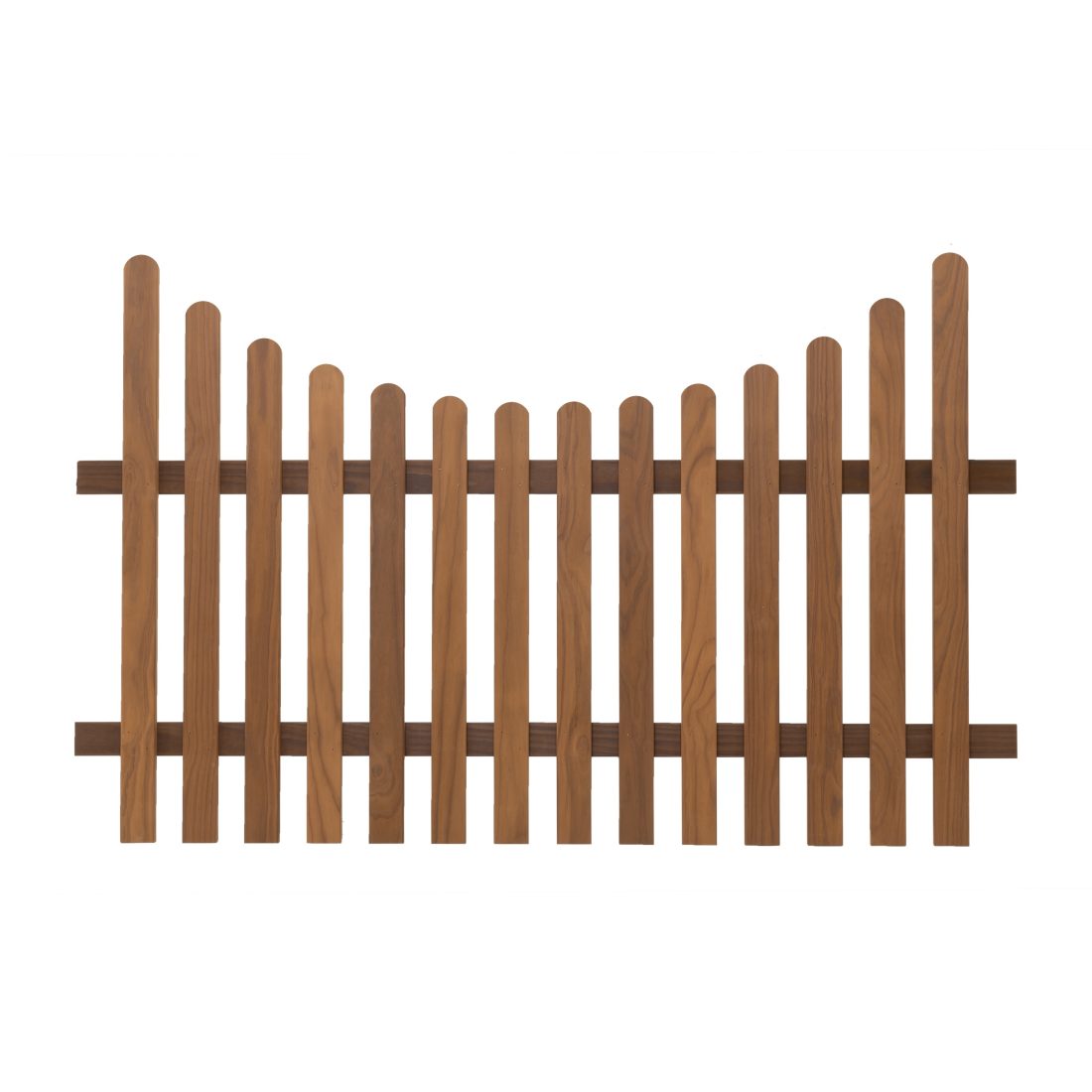 Rounded Top Picket Fencing - The Garden Trellis Company